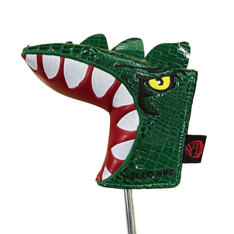 Pul Type club golf In-Line Cartoon Magnetic Tyrannosaurus Putter Cover ...