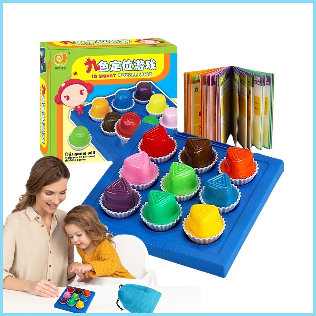 Color Sorting Puzzle Brain Exercise Sensory Tabletop Game for Kids ...