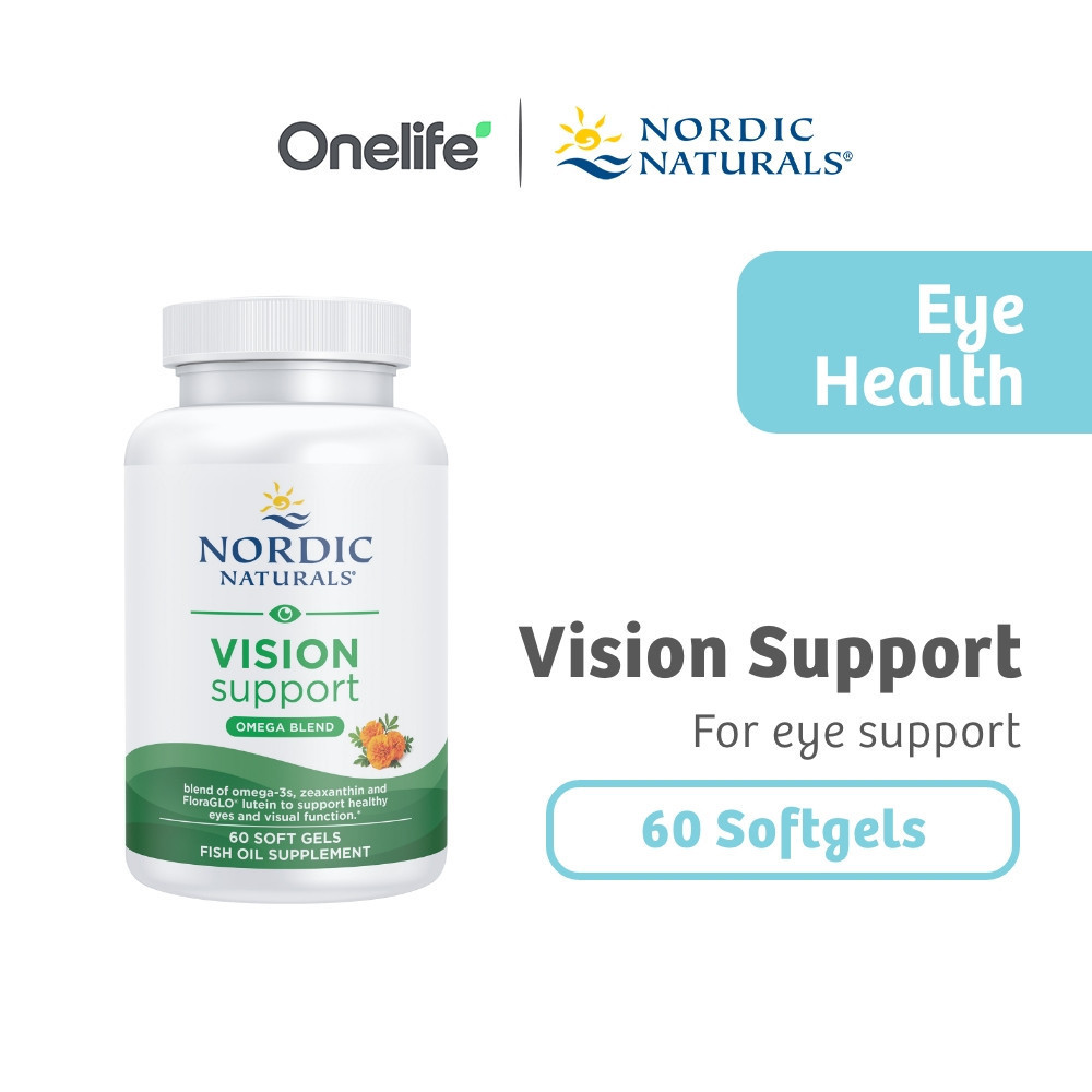 Nordic Naturals Vision Support 60 softgels Concentrated omega-3s with ...