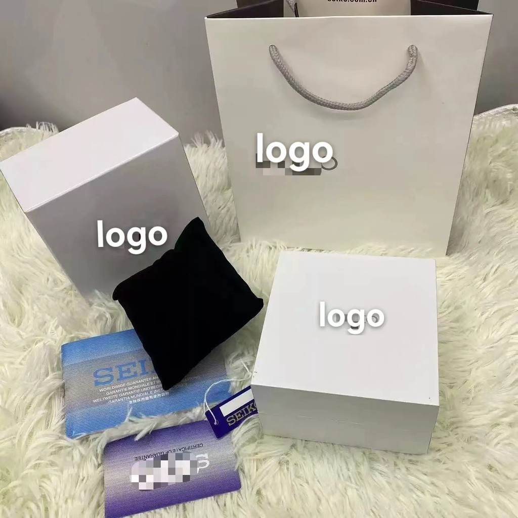 Watch Box Seiko Watch Box Black Flannel Fabric Packaging Box Seiko ...
