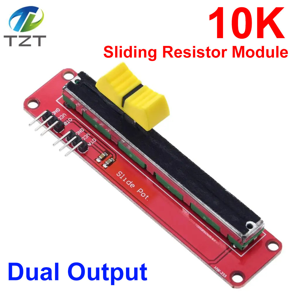 DIY Slide Potentiometer 10K Linear module dual output for Arduino AVR ...