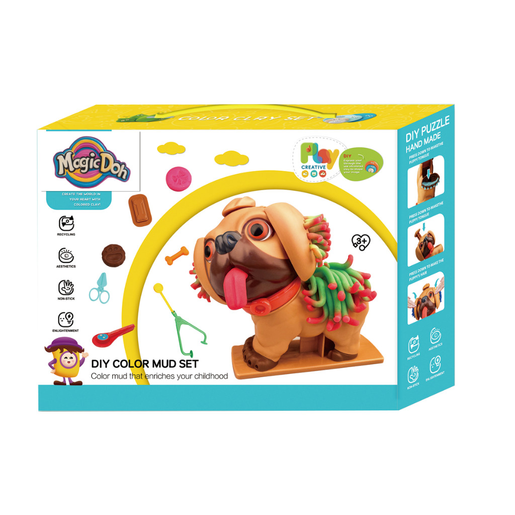 Magic Doh Puppy Decoration Modelling Compound Playset for Kids Aged 3 ...