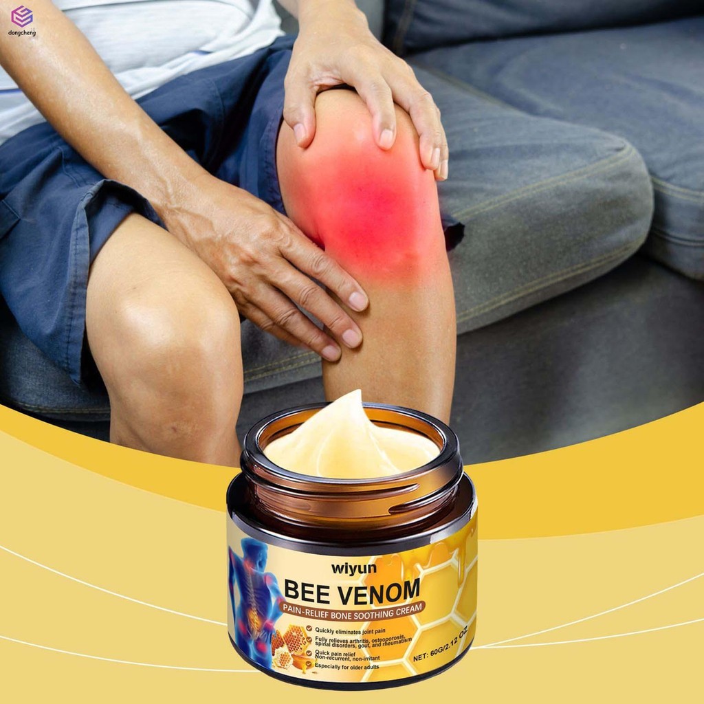 60g Bee Venom Joint Therapy Cream Relieve Fatigue Soreness Pain Relief ...