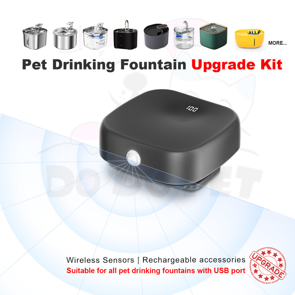 Cat Automatic Water Dispenser Charging Companion Wireless Intelligent ...