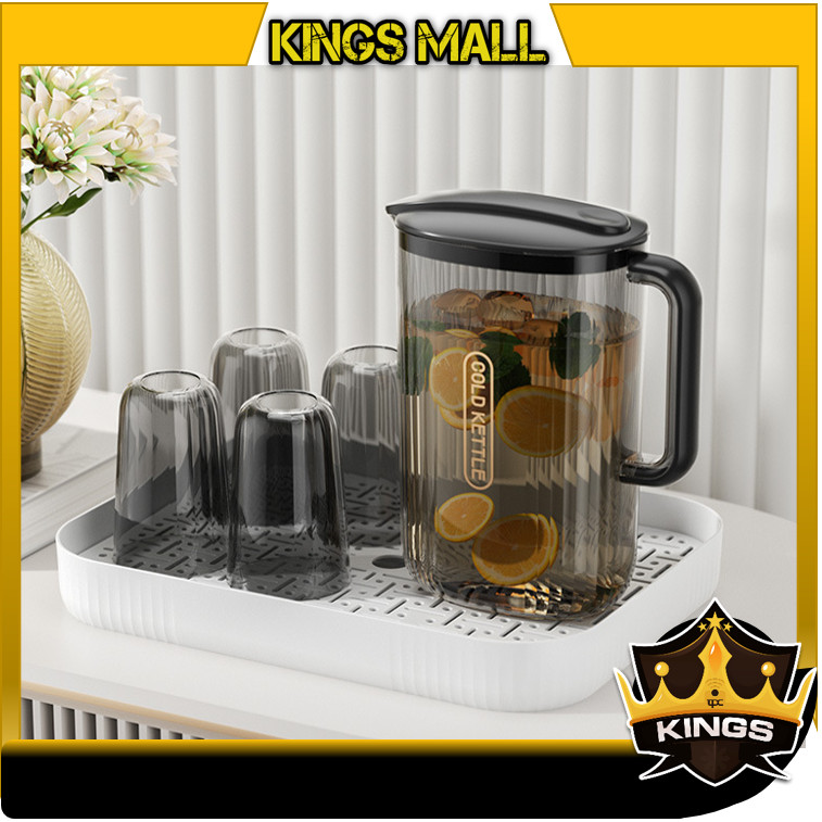 Kings - H6494 Drinking Water Jug Set 5 in 1 / Aesthetic Food Grade ...