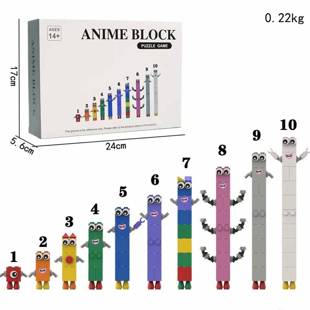 NEW Numberblocks: Number Block Small Square Human Transformable ...