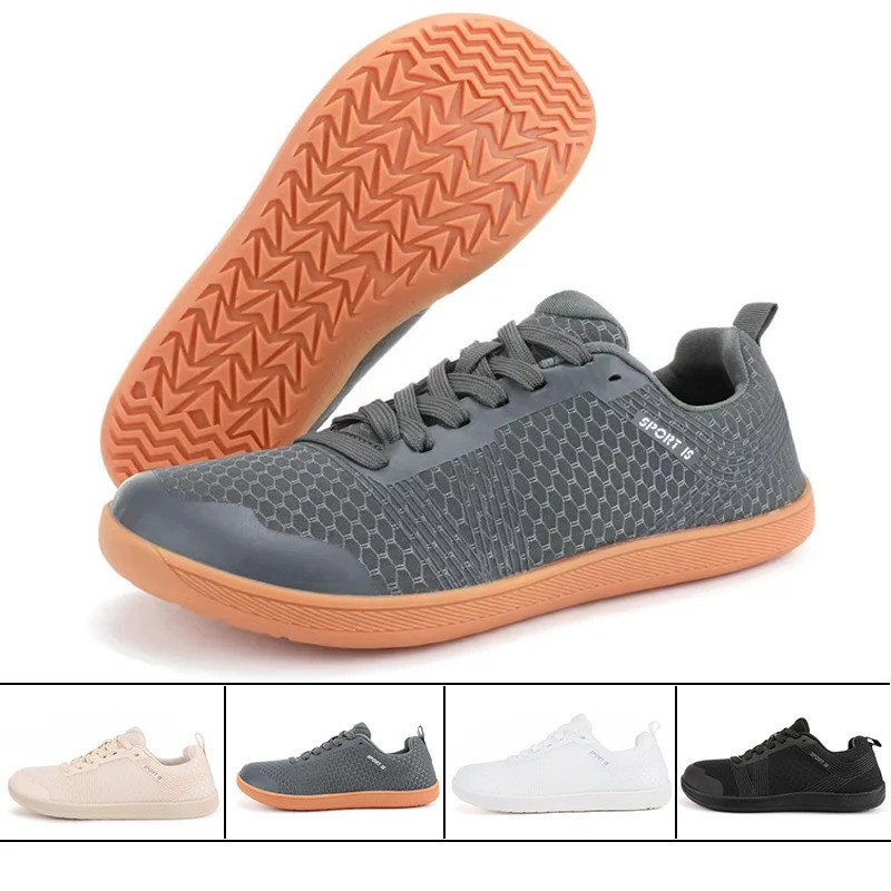 New Unisex Wider Shoes Breathable Mesh Men Barefoot Wide-toed Shoes ...