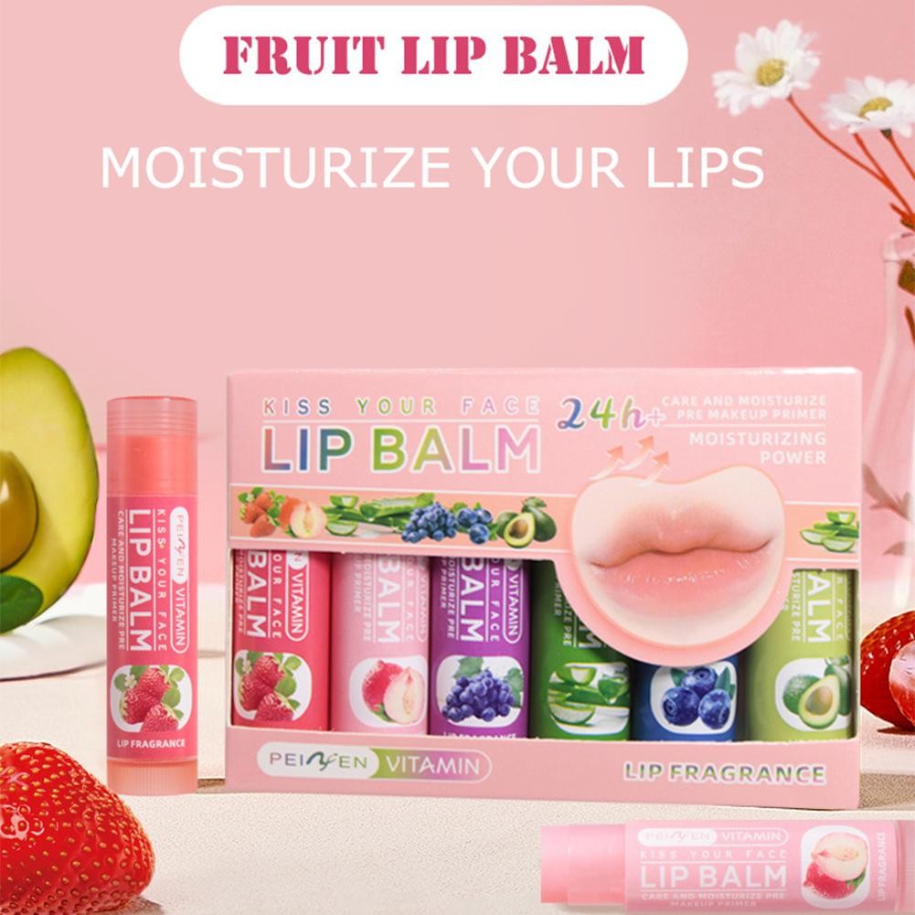 Fruity Lip Balm Moisturizing Gentle Color Changing Lipstick | Shopee ...
