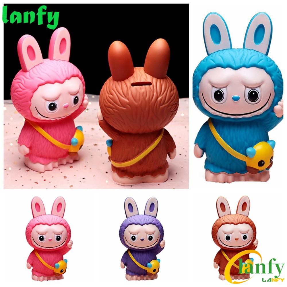 LANFY Labubu Doll Piggy Bank, Anime Large Labubu Money Boxes, Creative ...