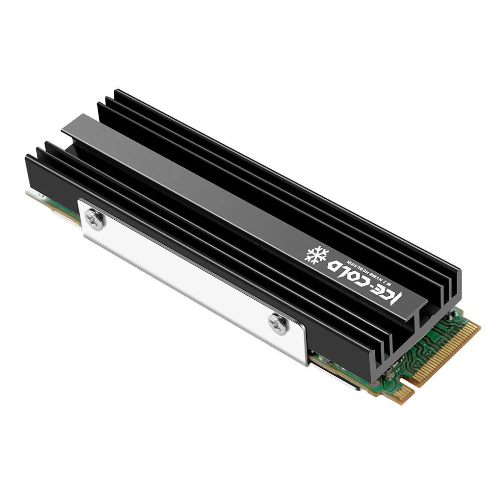 M.2 NGFF NVME 2280 SSD Heatsink with Silicone Thermal Pad SSD Cooler ...