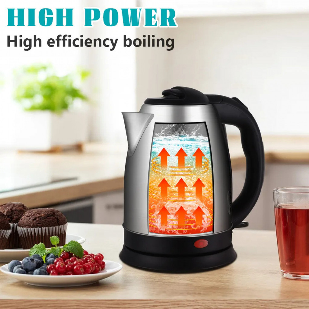 IDOWELL Electric Kettle 1.8L Capacity 1500W High Power Double Layer ...