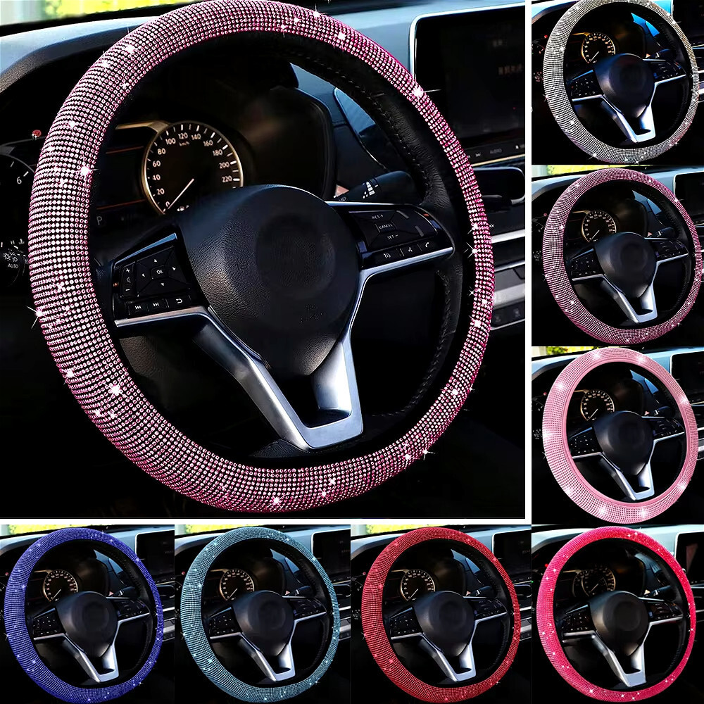 37-38CM Shiny Crystal Steering Covers For Mercedes-Benz | Shopee Singapore