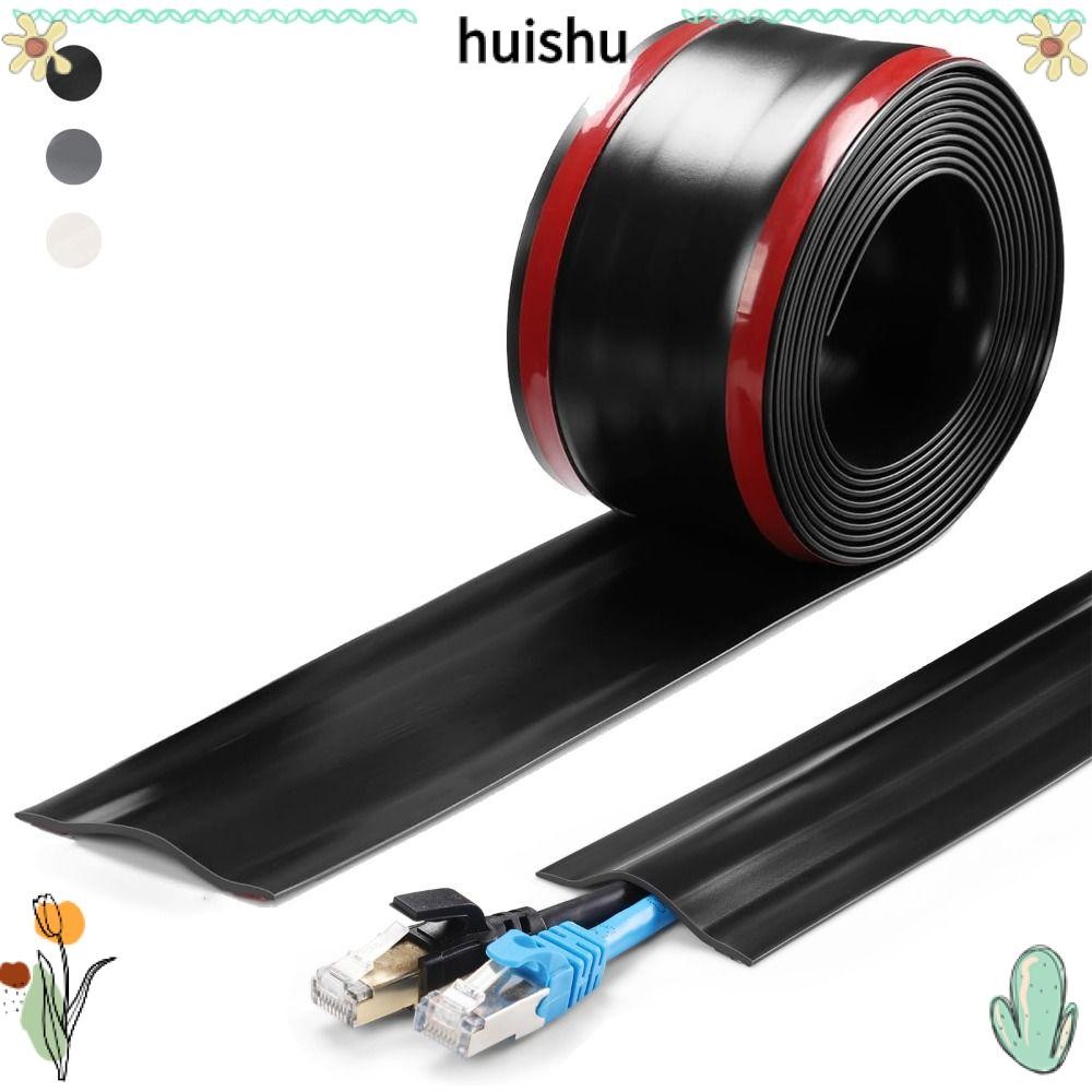 HS Floor Cable Cover, PVC 1m Wall Wire Concealer, Professional Self ...