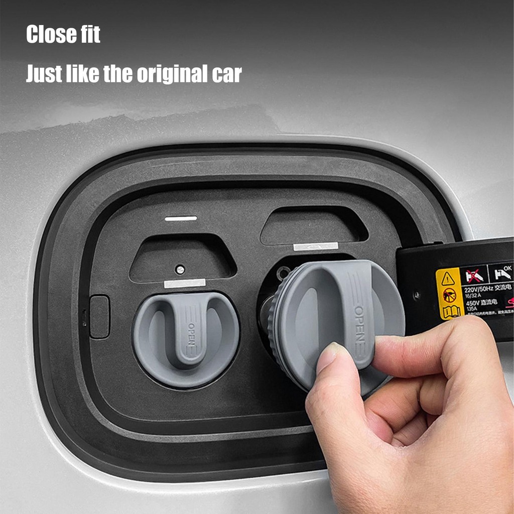 Electric Car Charger Cover EV Charger Lock Port Charging Cover ...