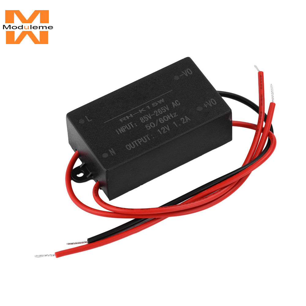 AC/DC to DC Step-down Power Supply Module AC85-265V to DC12V/24V 15W ...