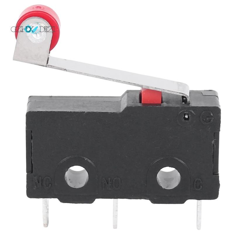 10 Pcs Mini Micro Limit Switch Roller Lever Arm SPDT Snap Action LOT | Shopee Singapore