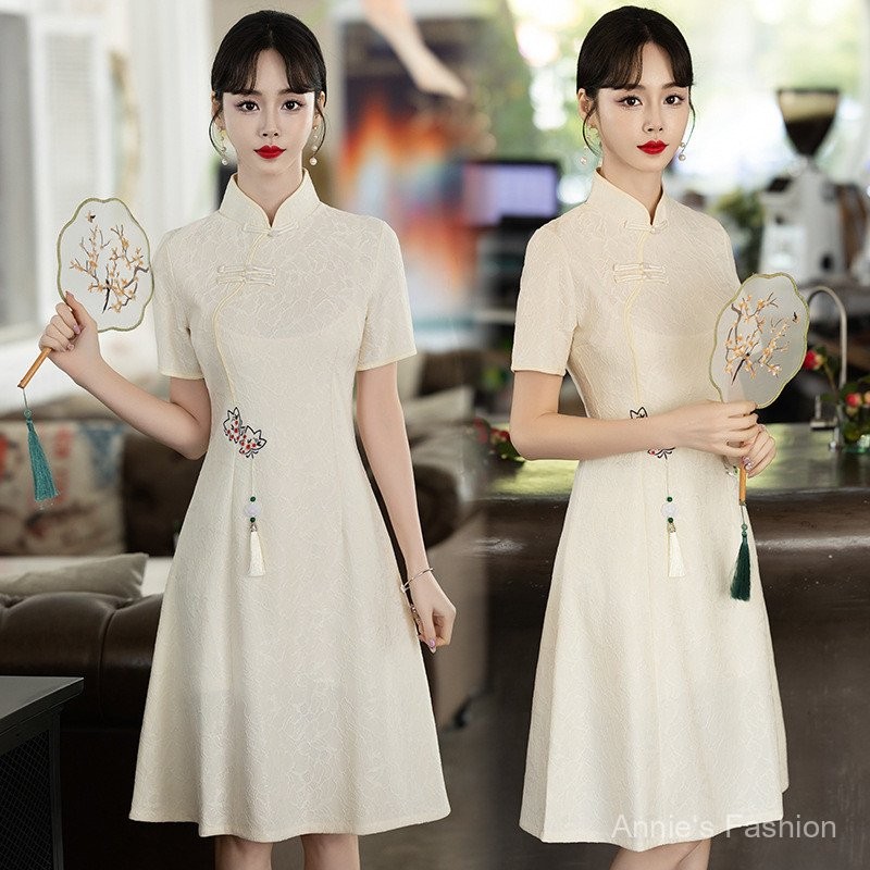 Cheongsam dress plus size chinese new year cny dress clothes 2025 旗袍 ...