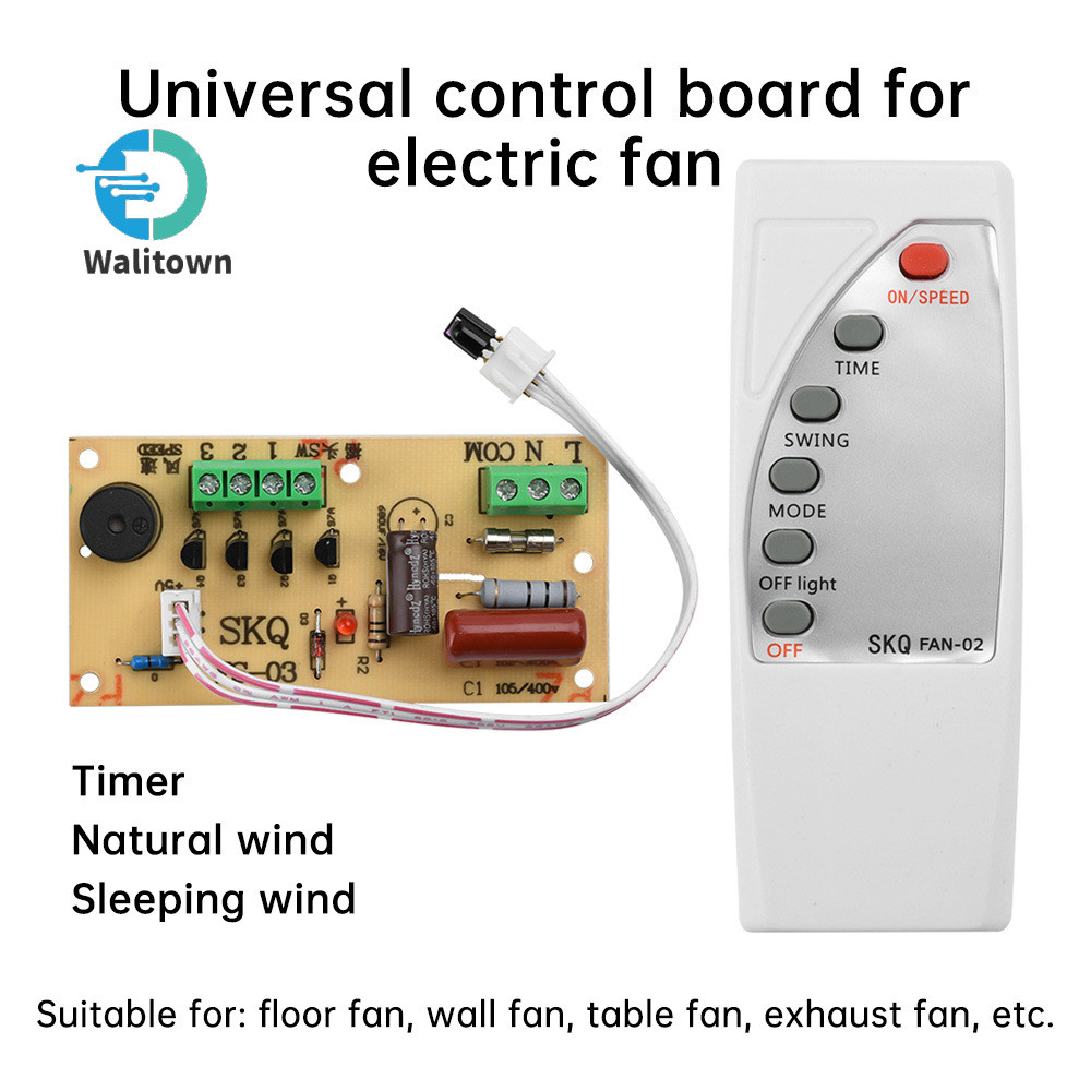 220V Universal Fan Remote Control Modification Board Circuit Board ...