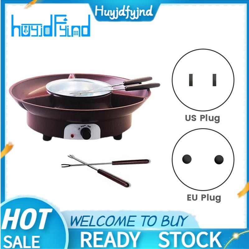 Fondue Pot Set,Electric Chocolate Fondue Maker with 4 Forks, Cheese ...