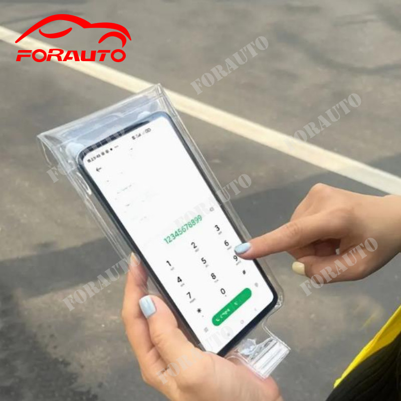 [Ready Stock] Motorcycle Phone Holder Bag Handlebar Waterproof Clear ...