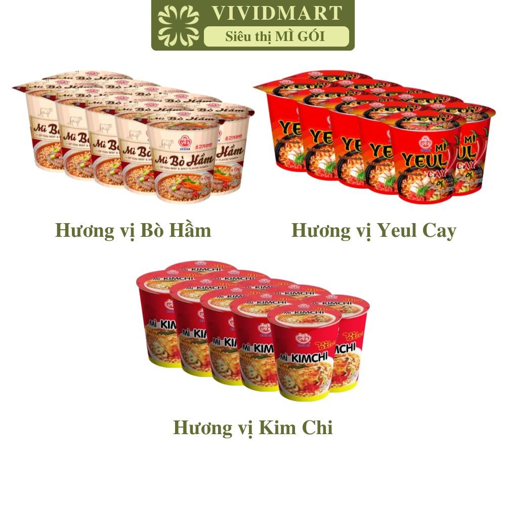 [SET10LY]- OTTOGI - Ottogi cup noodles 3 flavors: Kimchi, Stewed beef ...