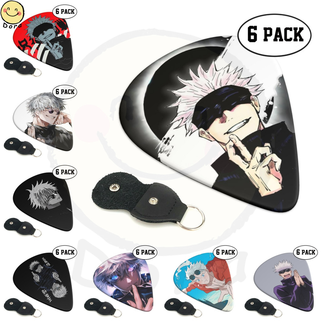 Jujutsu Kaisen Satoru Gojo Guitar Picks 6 Pack - 0.71mm Guitar Picks ...