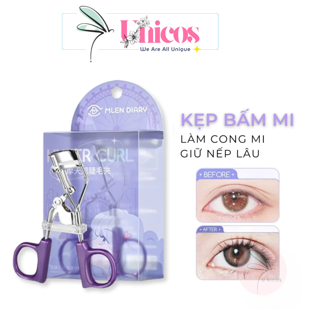 MLEN DIARY Eyelash Clip Soft Silicone Frame Helps Long Curl Eyelashes ...