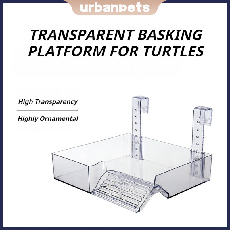 Acrylic Transparent Turtle Basking Platform Water Turtle Floating ...