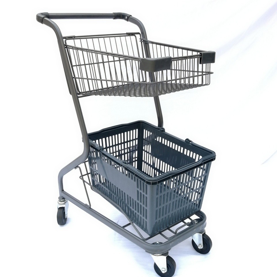 Supermarket Small Trolley Shopping Cart KTV Japanese-Style Trolley ...