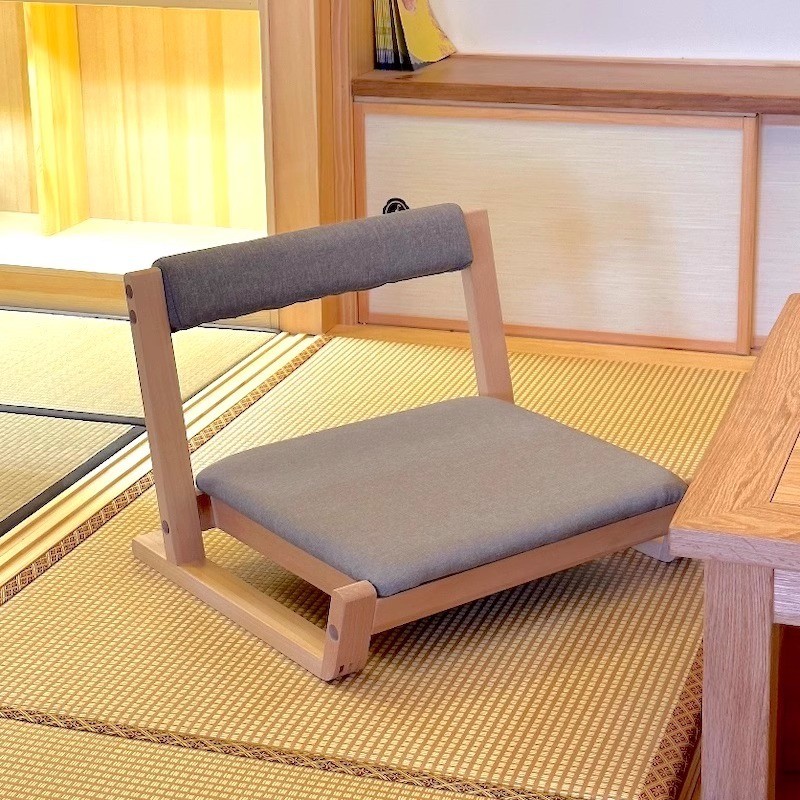 Low Chair Solid Wood Tatami Chair Japanese Style Seat Back Chair ...