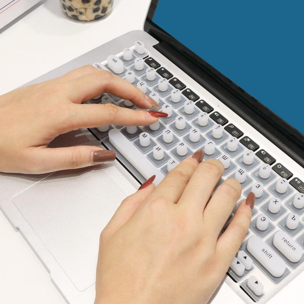 Portable Silicone Keyboard Film Silicone Keyboard Membrane, Laptop ...