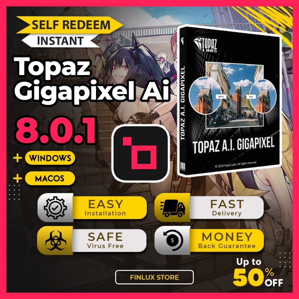 Topaz Gigapixel AI v8.0.1 Latest 2025 Lifetime For Windows & McOS (64 ...