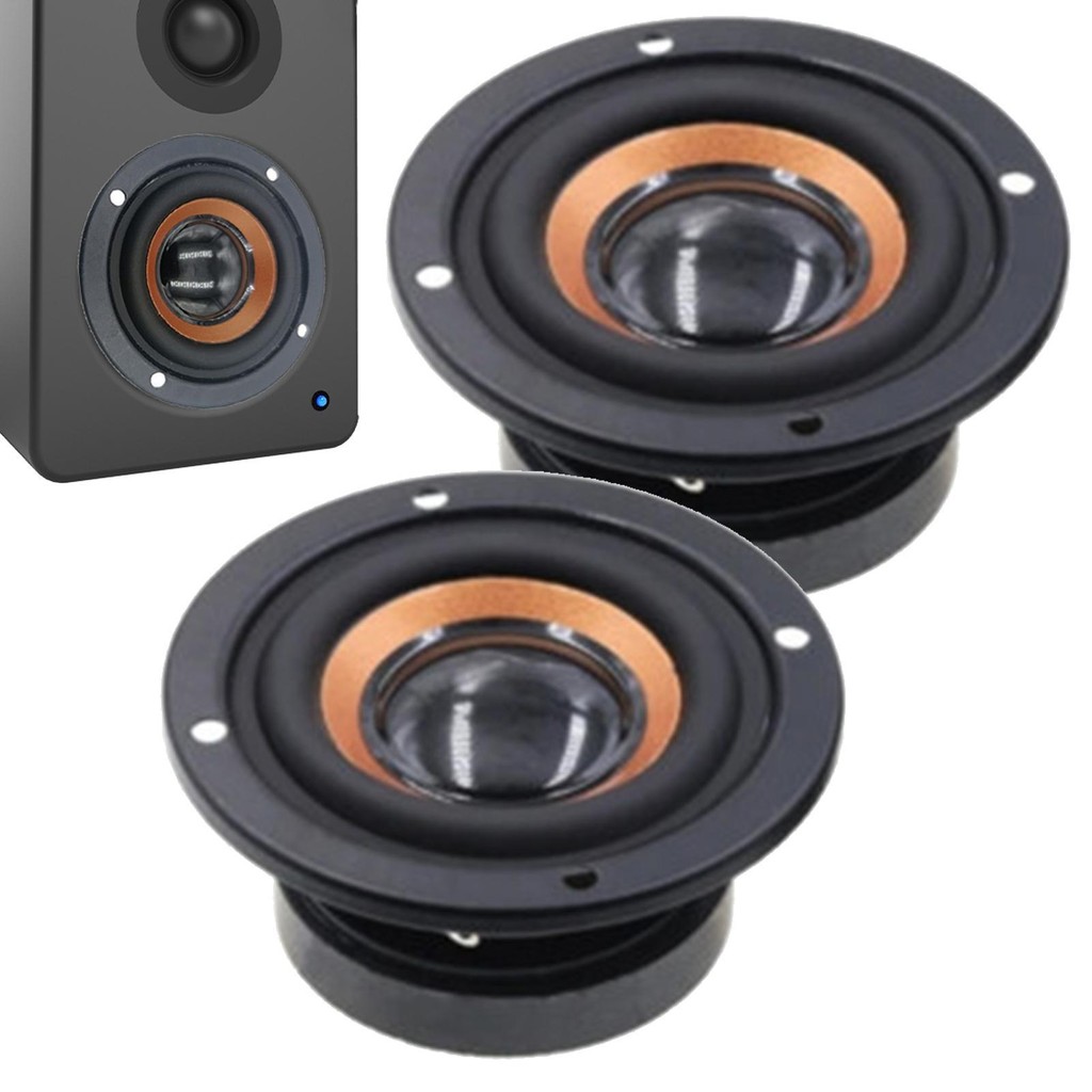 Audio Speaker Woofer 1 Pair Home 2 Inches Audio Woofer Subwoofer ...