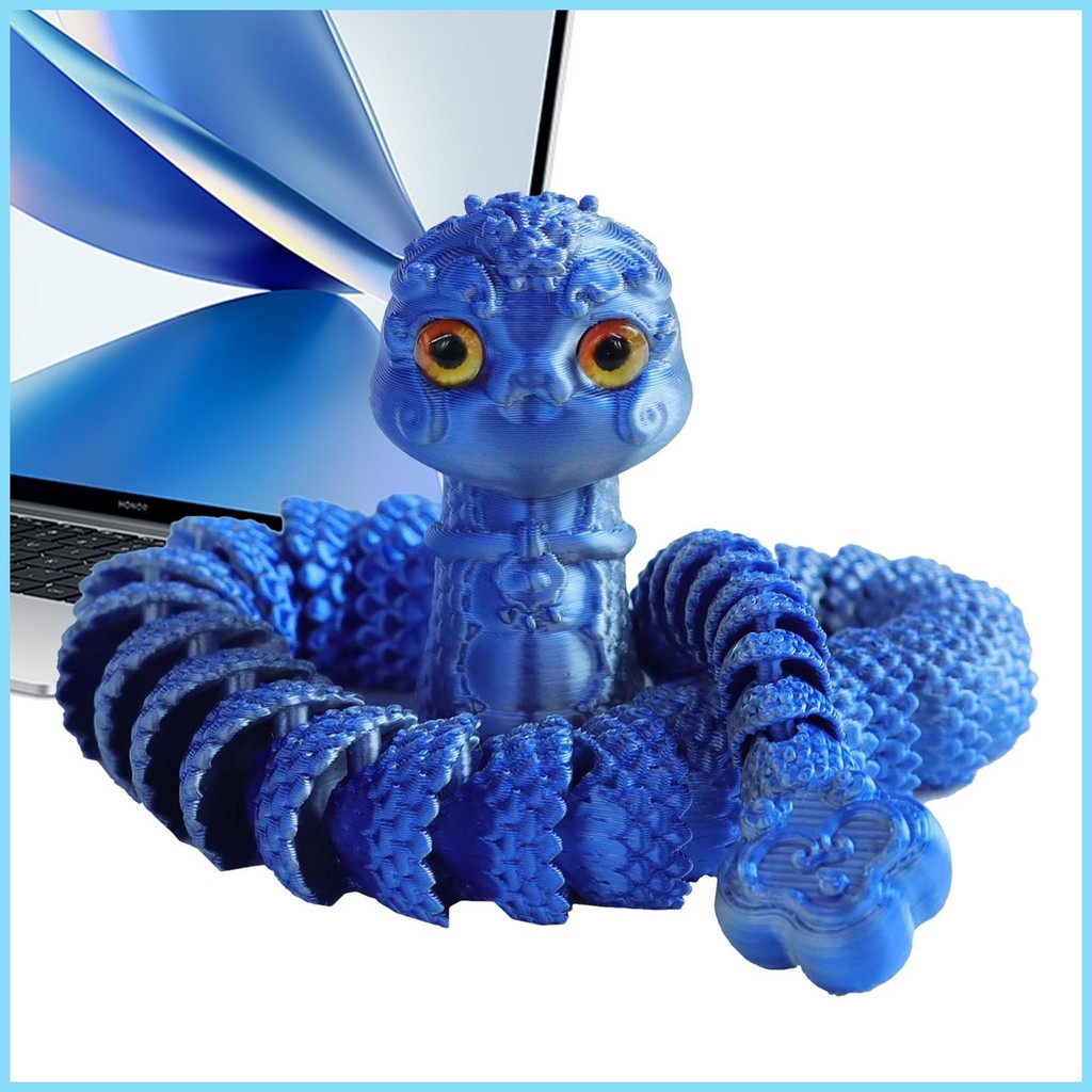 3D Printed Articulated Snake Articulated Flexible Joints Fidget Toys ...