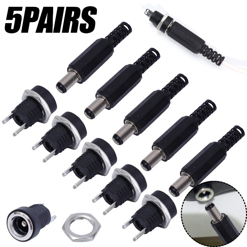 5Pairs 12V Male Female Electrical Terminal Plugs High Quality DC Bus ...
