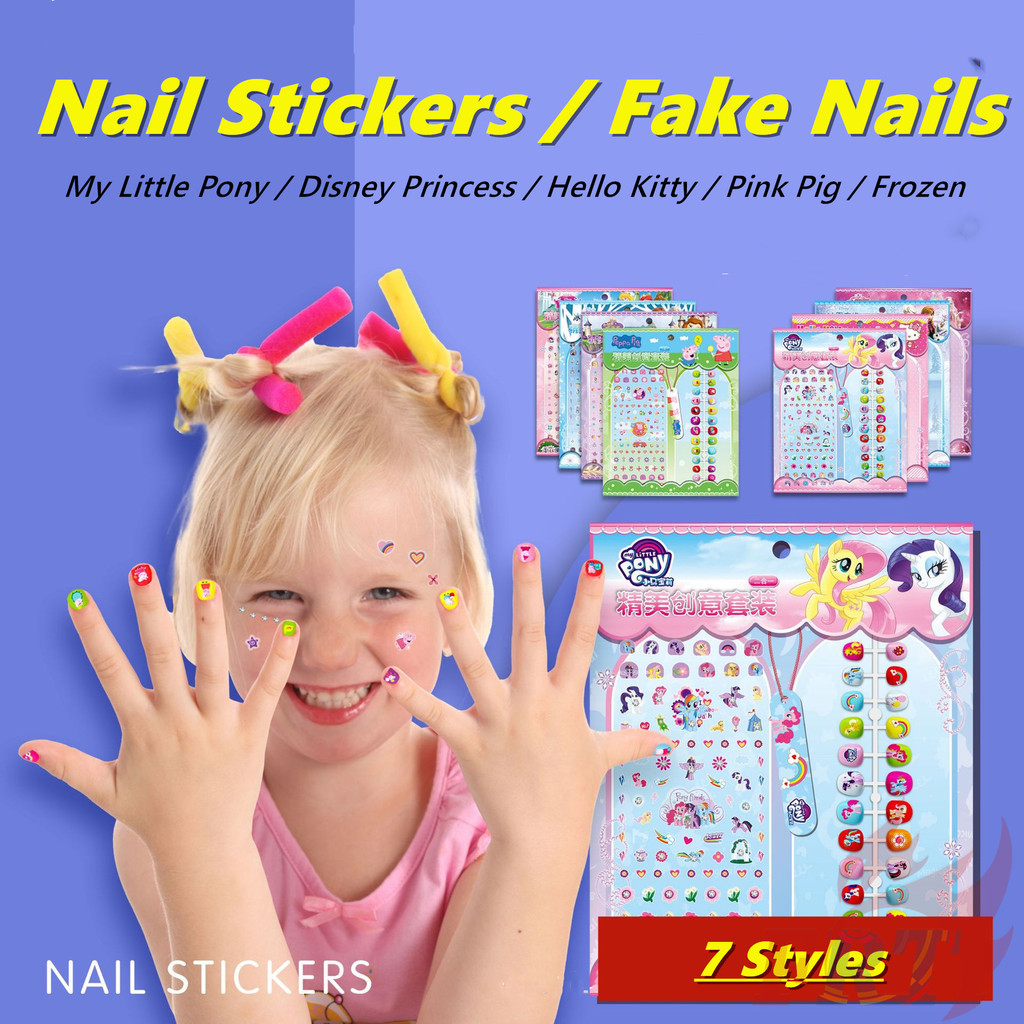 My Little Pony / Disney Princess / H.Kitty / Pink Pig / Frozen Nail ...