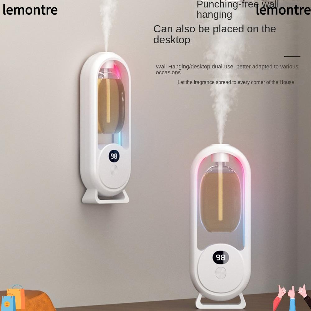 LEMONTRE Humidifier, Rechargeable Portable Essential Oil Diffuser, Wall ...