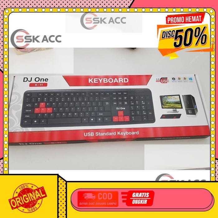 Dj ONE USB Keyboard / USB Keyboard / DJ ONE Keyboard / gaming Keyboard ...