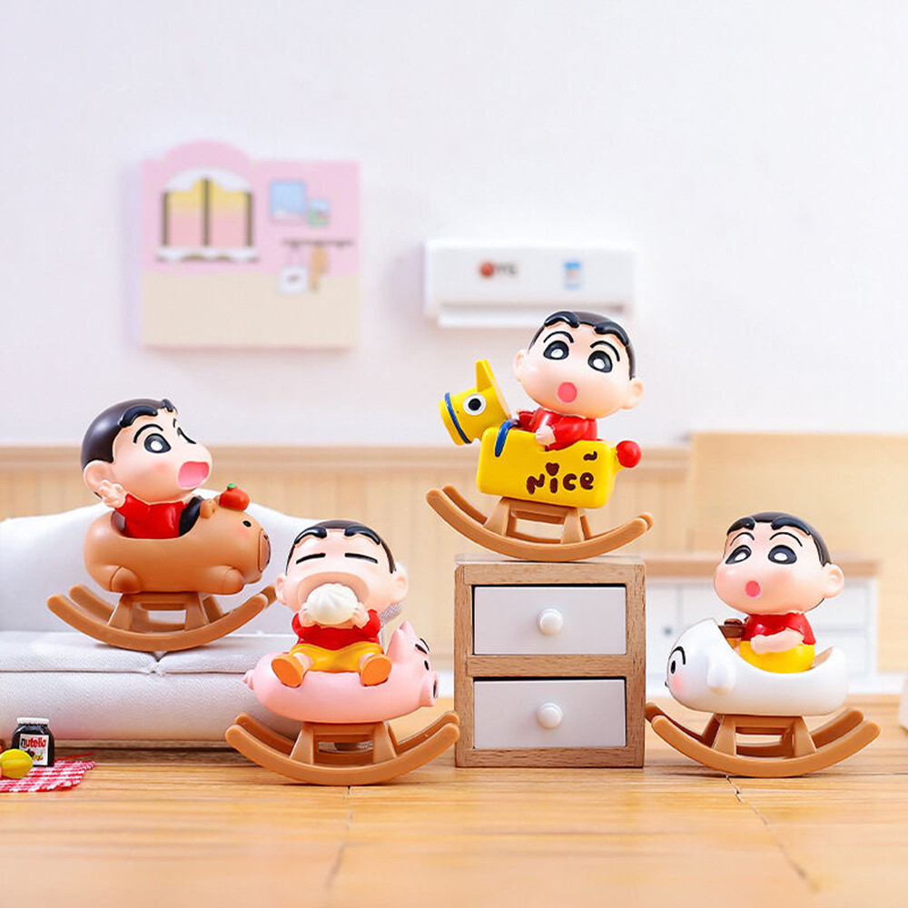 Crayon Shin-chan Little Star Wish Rocking Horse Series Figures, Blind ...