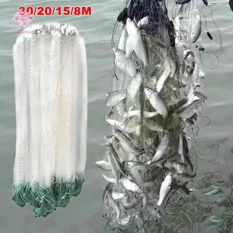 BTYB> 8/15/20/30M Fishing Net Nylon Fish Network Monofilament Fishing ...