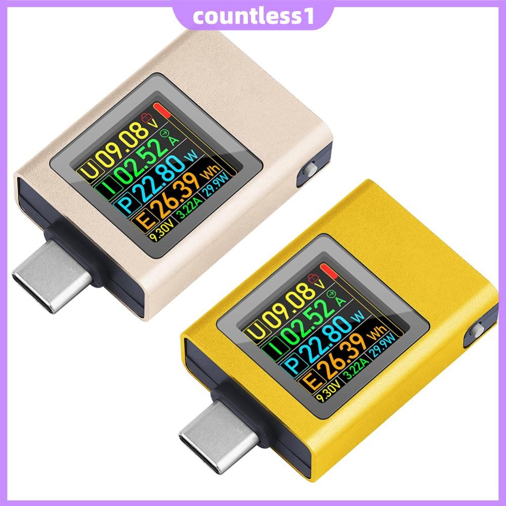 USB C Power Meter Tester DC Voltage Current Meter DC 4.5-50V 0-12A ...