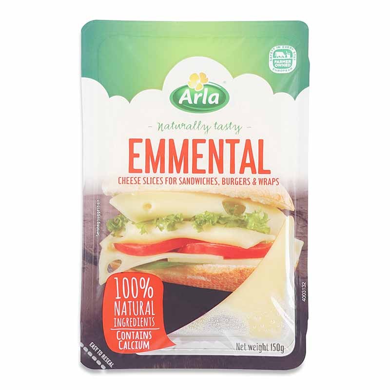 Arla Sliced Emmental 150g | Shopee Singapore