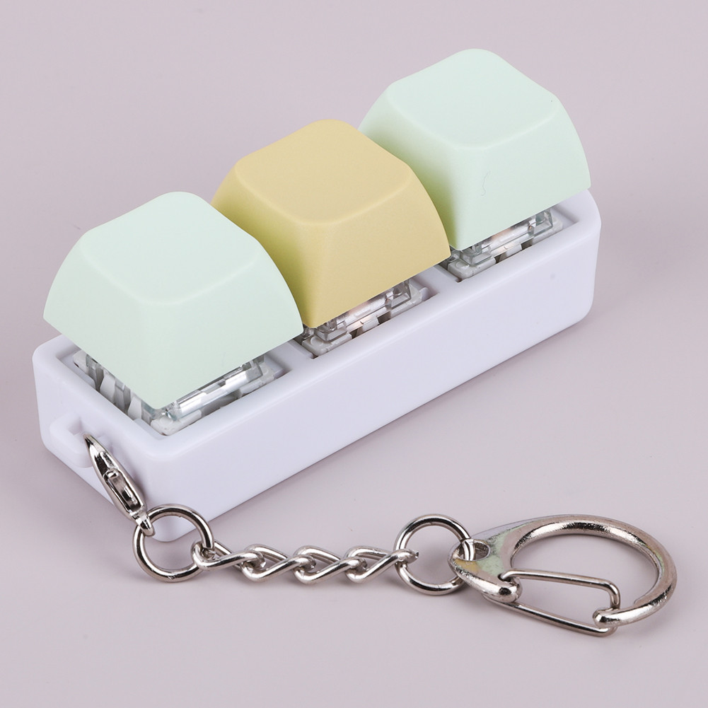 Keyboard Fidget Toy Fidget Clicker Key Switch Keychain Shaft Tester for ...