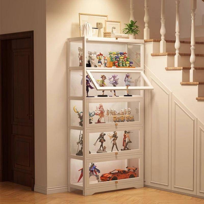 Hand model display cabinet acrylic transparent dustproof cabinet LEGO ...