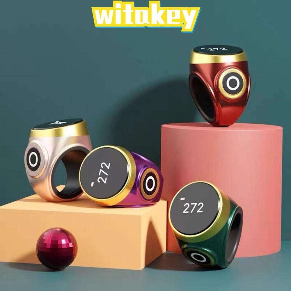 WITAKEY Digital Counting Counter, Rechargeable Plastic Counter Ring ...