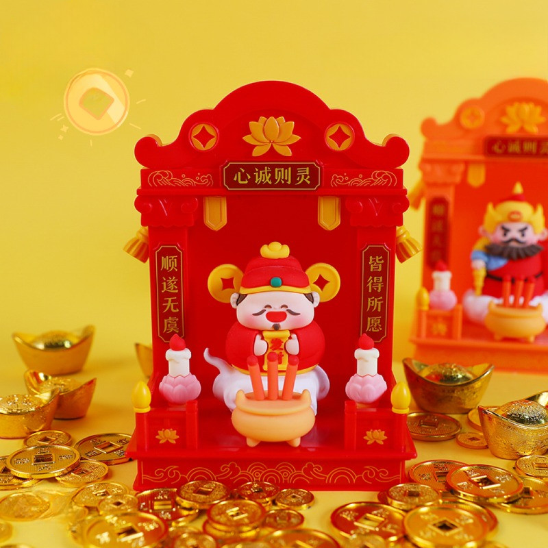 China-Chic Little Immortal Mini Shrine Decoration Buddha Shrine on the ...