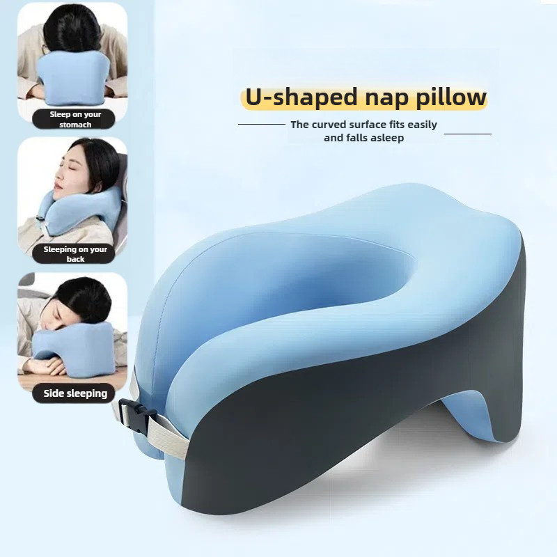 Soft Neck Neck Support, U-Shaped Office Nap Pillow, Travel Memory Foam ...