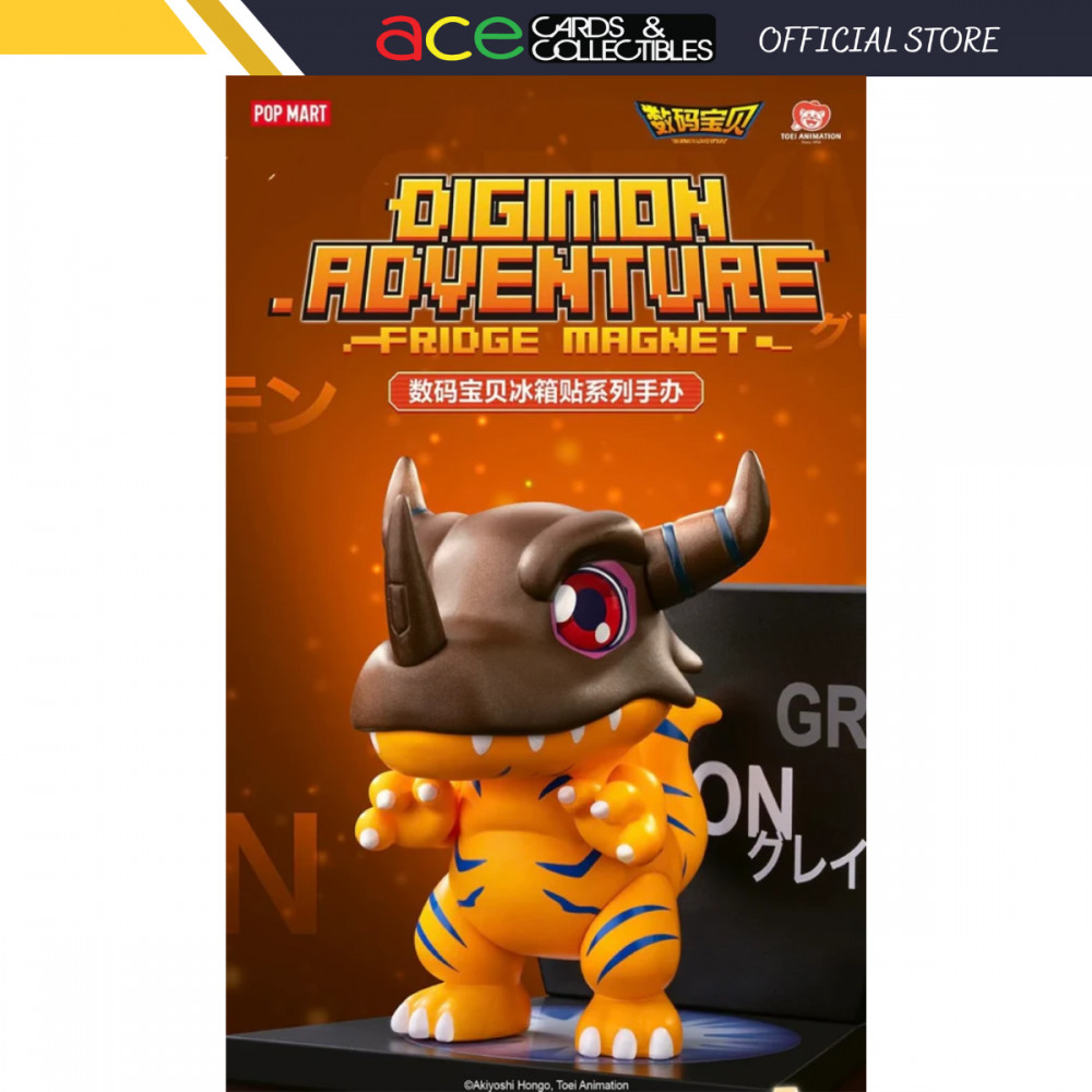 POP MART x Digimon Adventure Fridge Magnet Series Figures | Shopee ...