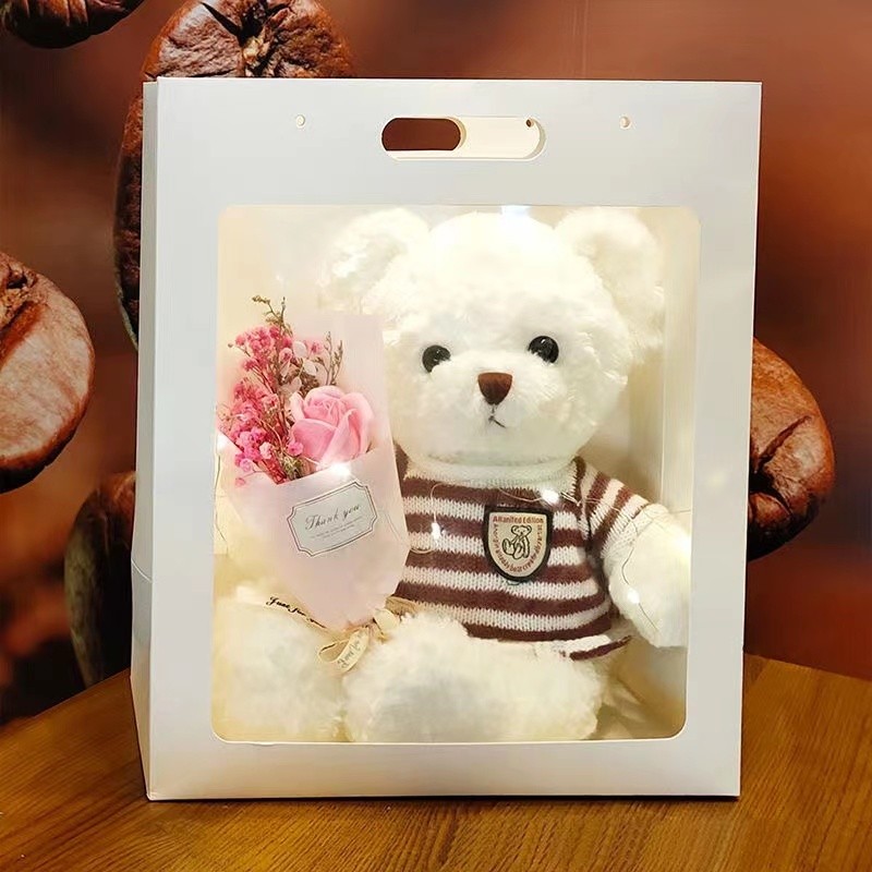 Shopee Gift Bag Bouquet Teddy Bear Cute Plush Toy Birthday Gift ...