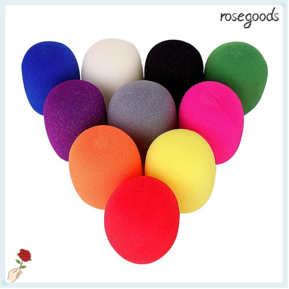 ROSEGOODS1 10PCS Microphone Cover, Thick Foam Microphone Covers Foam ...